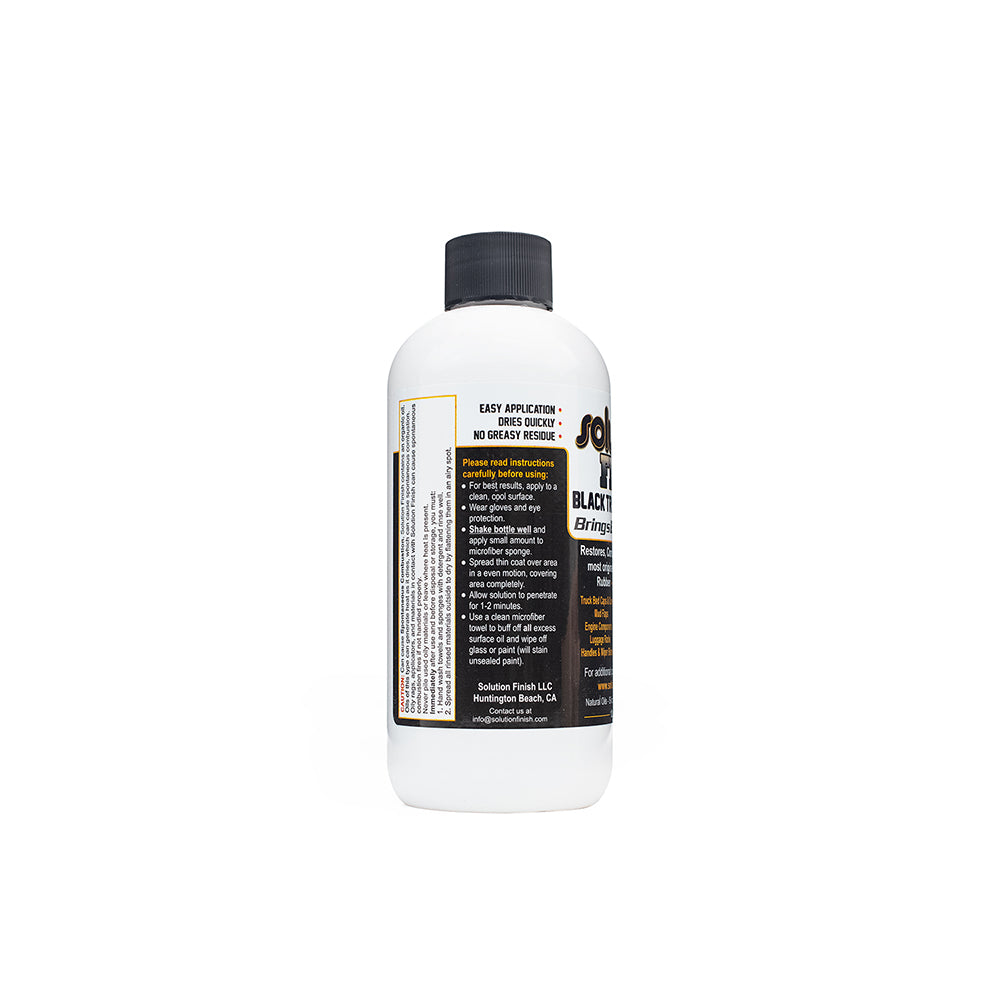 Solution Finish Black Trim Restorer Full Installation Kit | The Rag Company