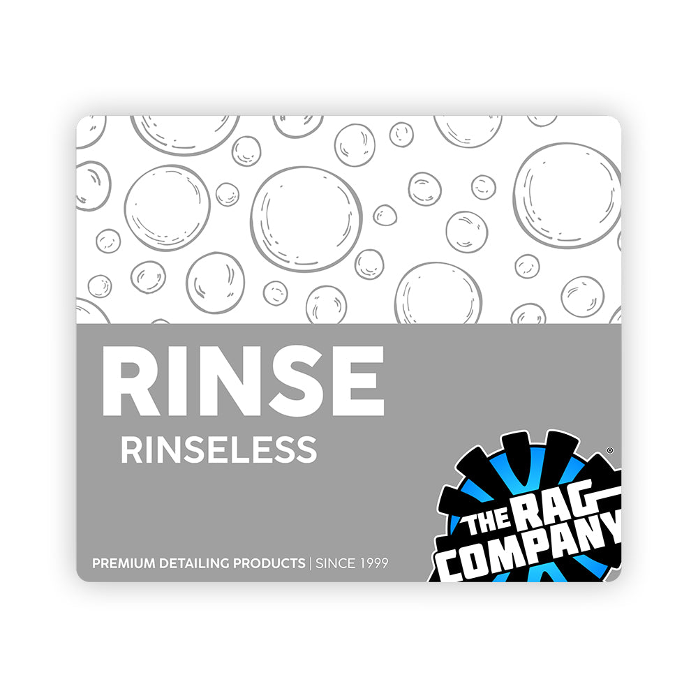 8" Rinse Bucket Vinyl Sticker | The Rag Company